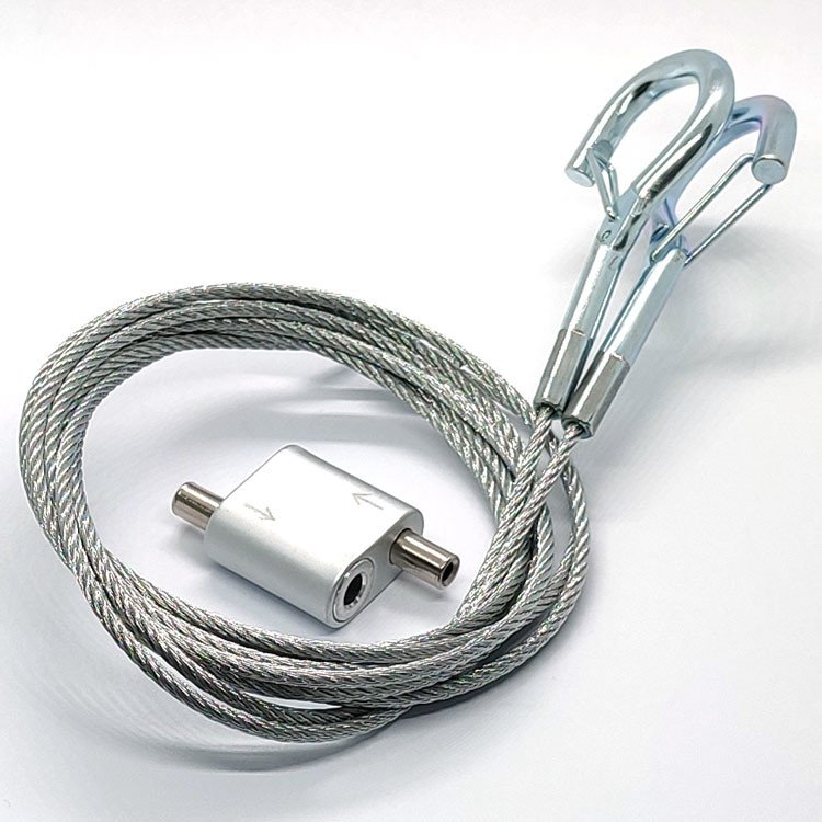 Dual-Direction Self-Locking Cable Gripper for Suspension Systems – Wire ...