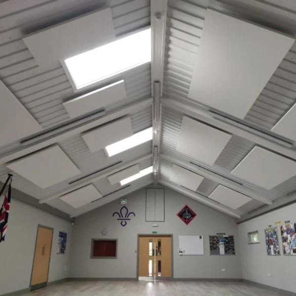 Rectangular Suspended Acoustic Ceiling Raft 1800x1200mm Fabric Wrapped ...